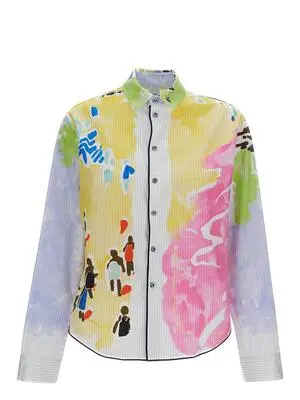 ROHKA Printed Cotton Shirt - Multicolor