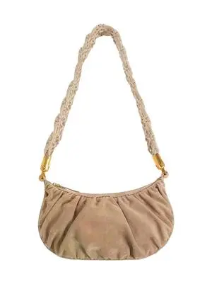 BALMAIN Braided-Strap Shoulder Bag