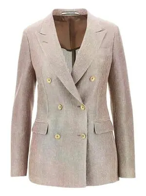 Tagliatore Parigi Double-breasted Blazer - Neutrals