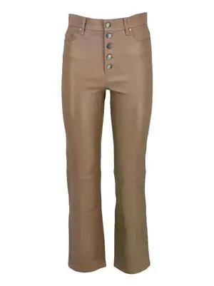 JOSEPH Button-fly Trousers - Neutrals