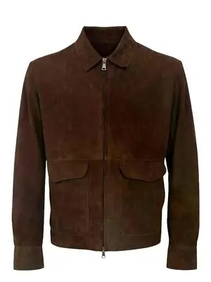 FRANZESE COLLECTION Stefano De Martino Bonded Jacket - Brown