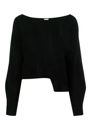 Pinko Calendula Asymmetric Sweater - Black