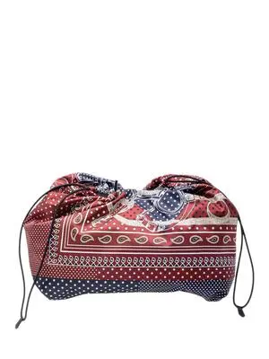 Hermès 2018 Silk Eperon D'or Bandana Sac Musardine Insert Pouch - Red