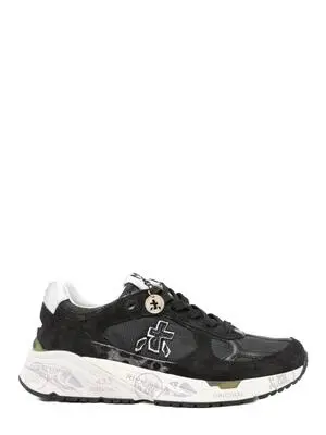 Premiata Mased Sneakers Leopard Print - Black