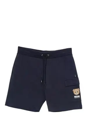 Moschino Logo-print Track Shorts - Blue