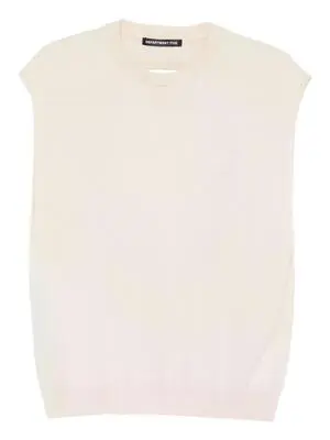 DEPARTMENT 5 Cut-out Sleeveless Top - Neutrals