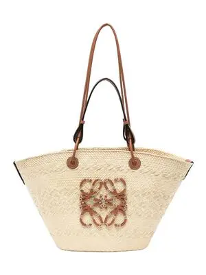 LOEWE LOEWE PAULA'S IBIZA Anagram Raffia Medium Tote