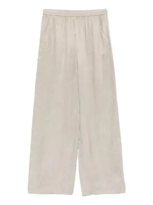 Emporio Armani Wide-leg Trousers - Grey