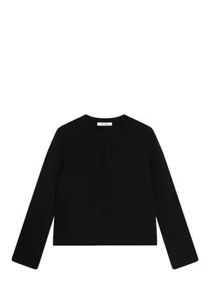 Max Mara Round-neck Long-sleeved Cardigan - Black