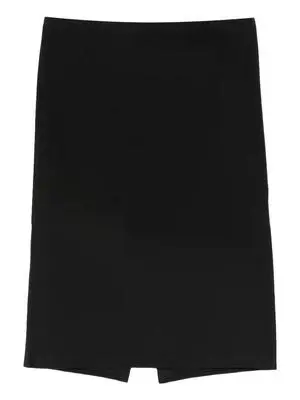 DEHA Midi Skirt With Drawstring Black