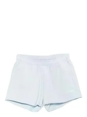WRSTBHVR Logo-embroidered Raw-edge Shorts - Blue