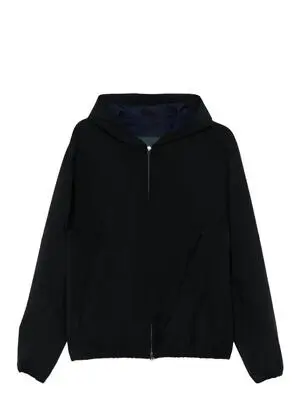 Herno Hooded Zip Jacket - Blue