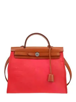 Hermès 2020 Herbag Handbag - Red