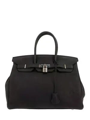 Hermès 2015 Birkin 35 Leather Handbag - Black