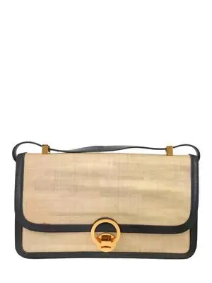Hermès Horsehair And Leather Shoulder Bag - Neutrals