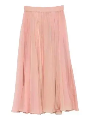 Dolce & Gabbana Midi Pleated Skirt - Pink