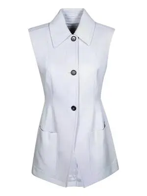 Sportmax Button-up Gilet - Blue
