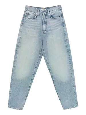 AGOLDE Faded Pressed-crease Jeans - Blue