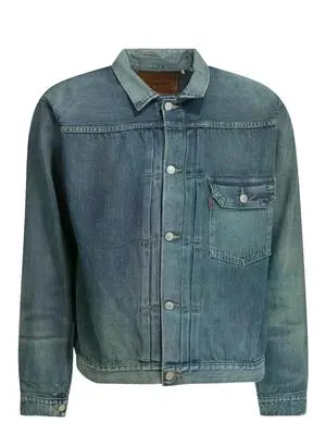 LEVI'S 1936 Type I Pleated Denim Jacket - Blue