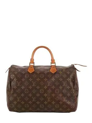 LOUIS VUITTON Monogram Speedy Luggage - Brown