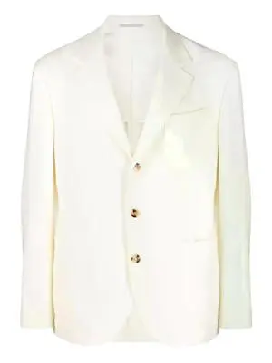 Brunello Cucinelli Single-breasted Blazer Neutrals