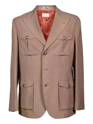 Brunello Cucinelli Pocket Jacket - Neutrals