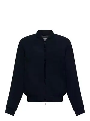 Emporio Armani Zip-up Bomber Jacket - Blue