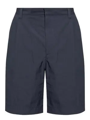 Bottega Veneta Straight Leg Shorts - Navy