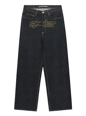 SP5DER Punk V3 Logo Denim Jean - Indigo