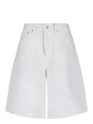 DUNST Denim Shorts - White