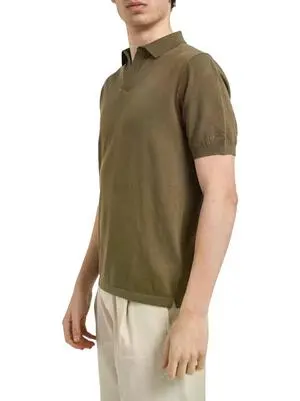 MC2 SAINT BARTH Short-sleeve Cotton Polo Shirt - Green