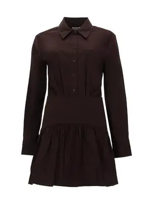 Staud Rocco Mini Dress - Brown