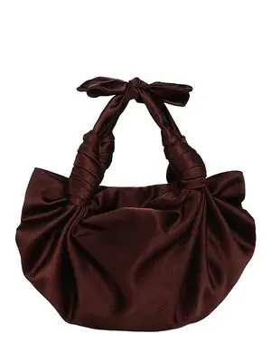 NLA COLLECTION Satin Handbag - Brown