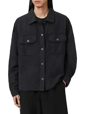 ALLSAINTS Korten Shacket - Black