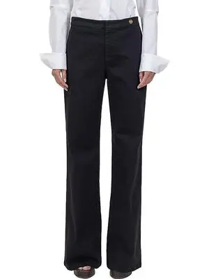 CALLAS MILANO Jane High Waist Flare Twill Jeans - Black