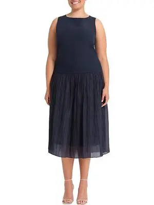 ESTELLE Jaylee Midi Dress - Navy