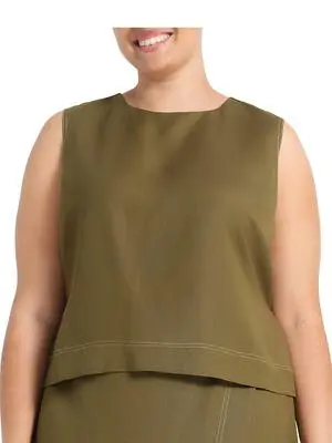ESTELLE Sonnet Top - Fern