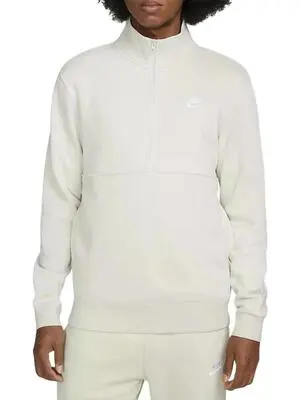 Nike Sportswear Club Half-zip Sweater - Neutrals
