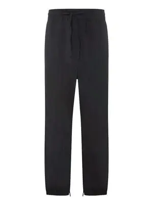 Fear Of God Drawstring Elasticated-cuff Track Pants - Black
