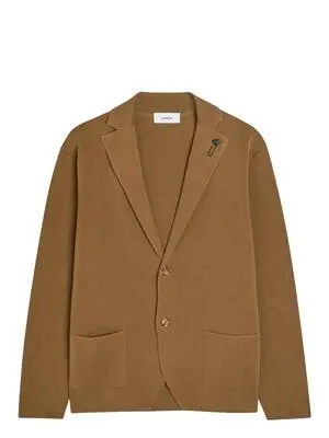LARDINI Cotton Cardigan - Brown