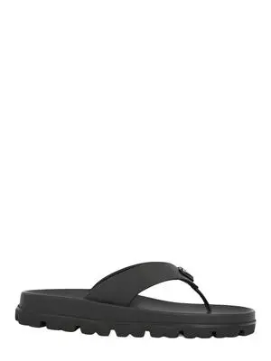 Prada Rubber Thong Sandal - Black