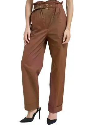 Liu Jo High-waisted Trousers - Brown