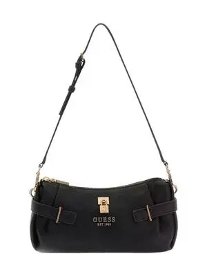 Guess Lock Strap Shoulder Bag - Black