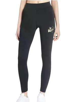 Nike Dri-fit Swoosh Run 7/8 Leggings - Black