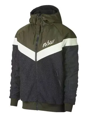 Nike Sherpa Windrunner Jacket - Grey