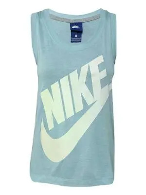 Nike Logo-print Tank Top - Blue