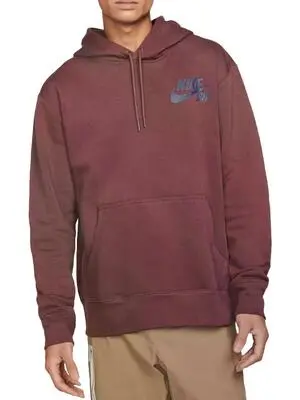 Nike Sb Icon Hoodie - Red