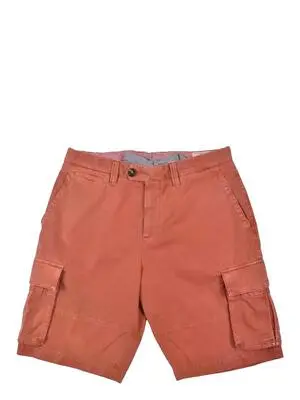 Brunello Cucinelli Cargo-pockets Shorts - Orange
