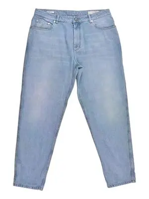 Brunello Cucinelli Faded-effect Tapered Jeans - Blue