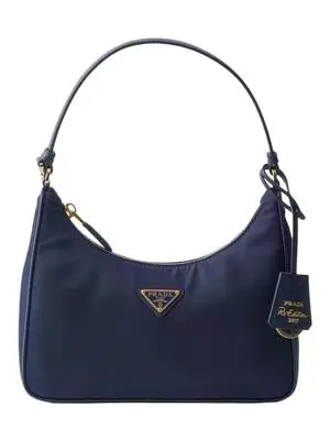 Prada Prada Re-Edition 2005 Re-Nylon And Saffiano Mini Bag Blue